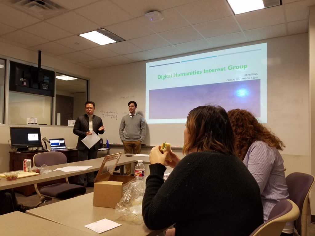Digital Humanities Interest Group – TCU Center for Digital Expression